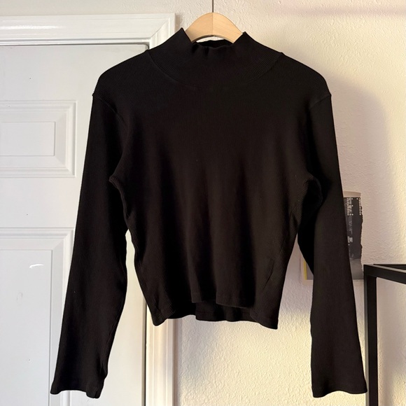 Big Bud Press | Tops | Big Bud Press Black Organic Cotton Rib Ribbed ...